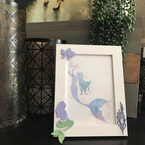 Handmade by Tracy | Accents | New Watercolor Mermaid With Pretty ...